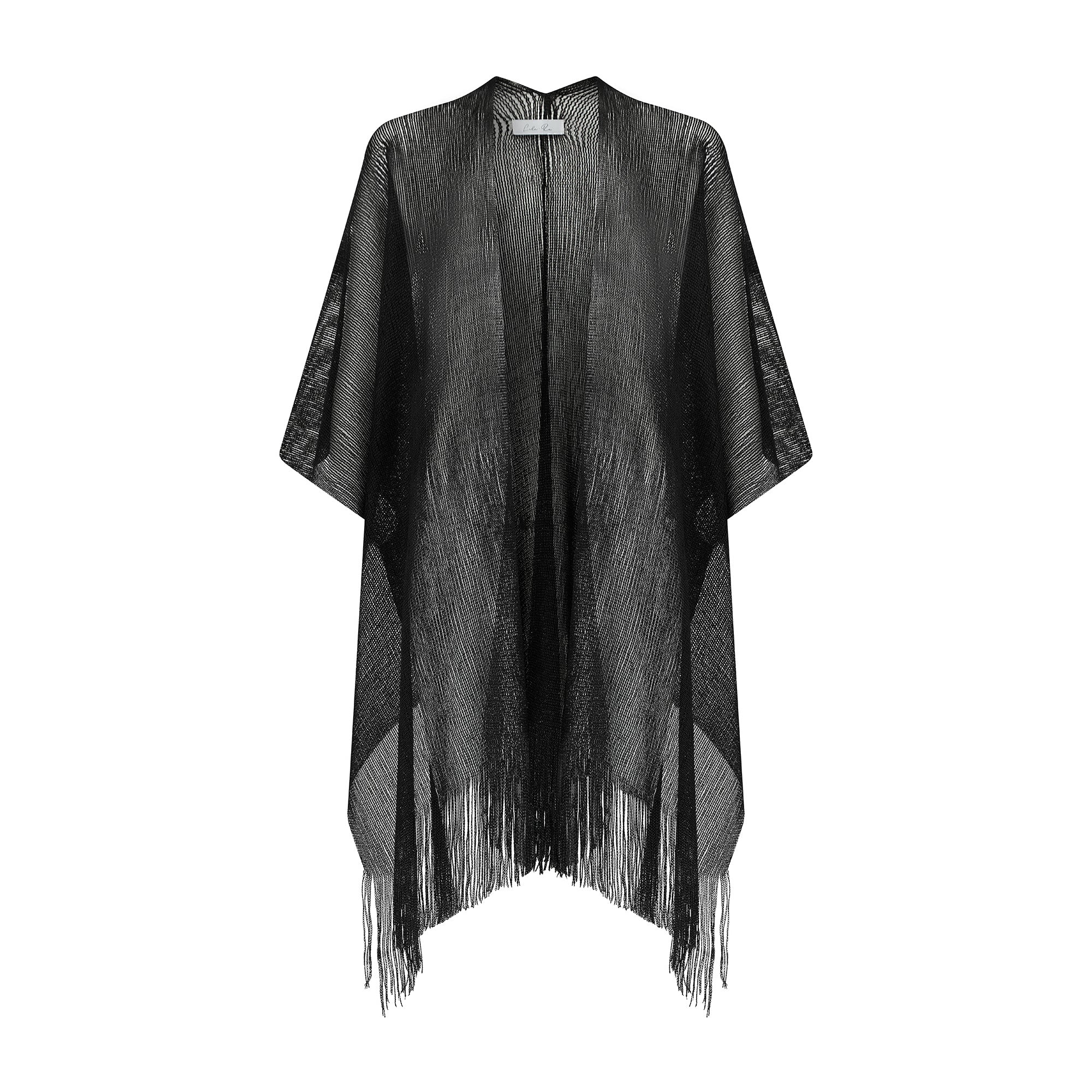 Connie sparkle Kimono - Black – Lula-Ru
